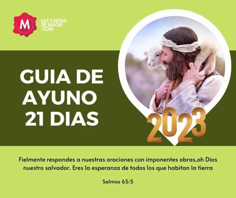 Guia para el ayuno de 21 días – 9 al 29 de enero 2023 – Las Cartas de Magie