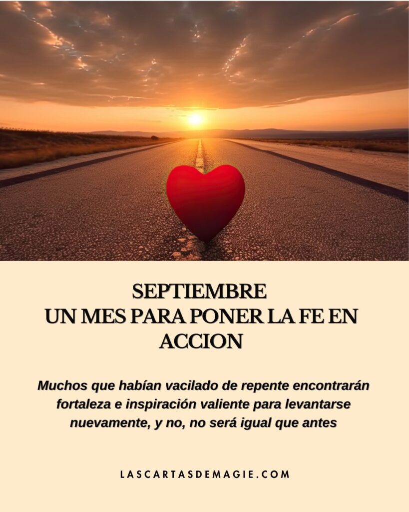 Septiembre un mes para poner la fe en acción – Las Cartas de Magie